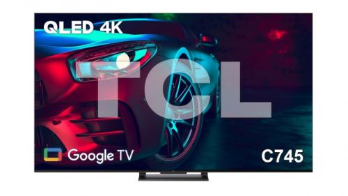 טלוויזיה 75 QLED 4K 144HZ GAMING TV GOOGLE TV תוצרת TCL דגם 75C745